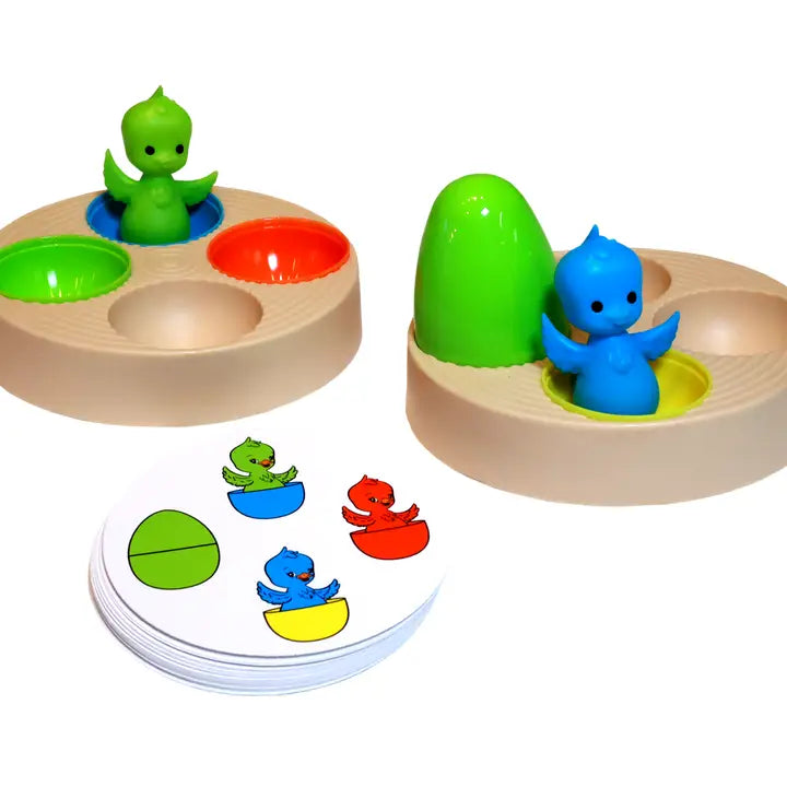 Duck Duck Goose Game - Color Sorting & Shape Stacking Board Game – Olly ...