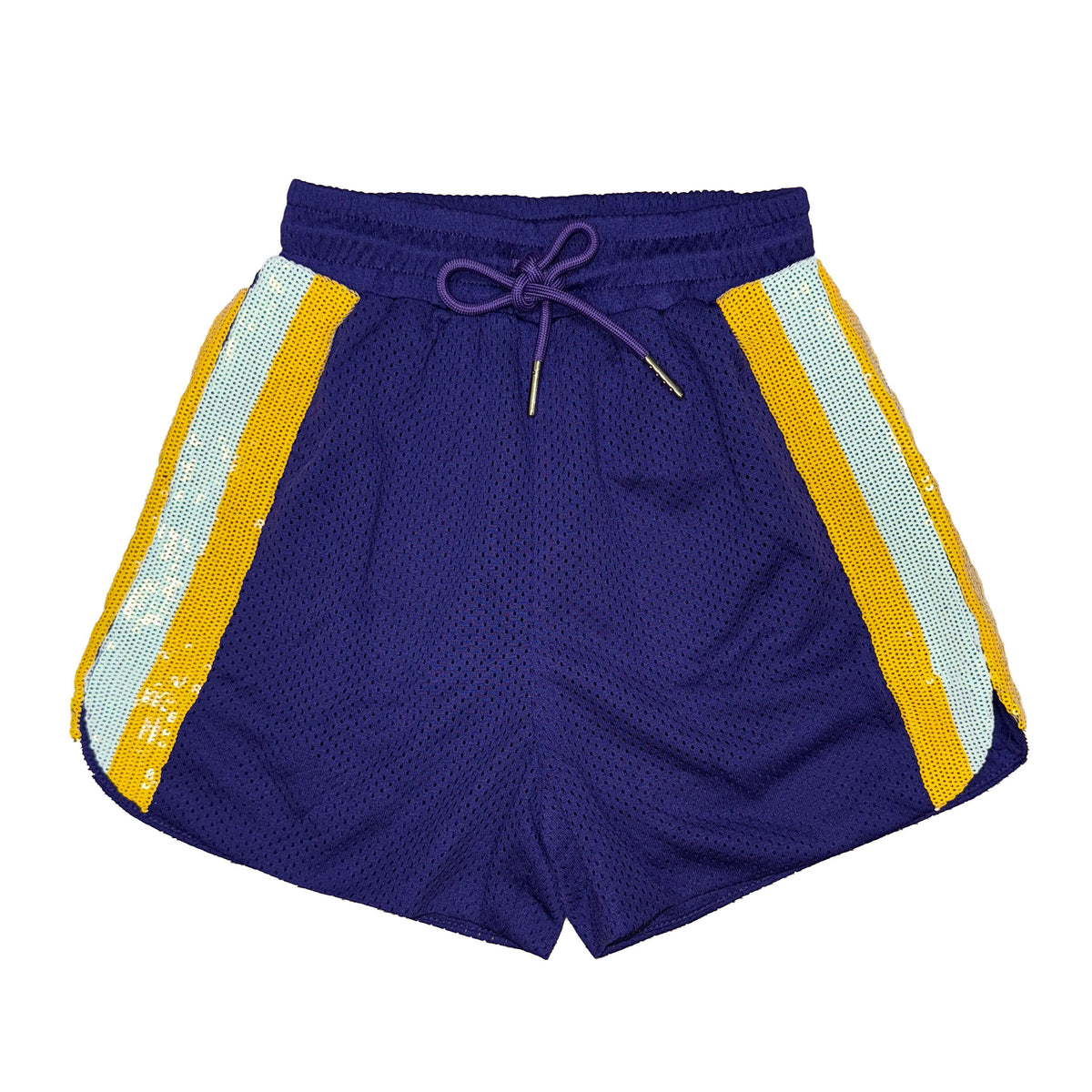 Belle Cher Purple & Gold Sequin Shorts – Olly-Olly