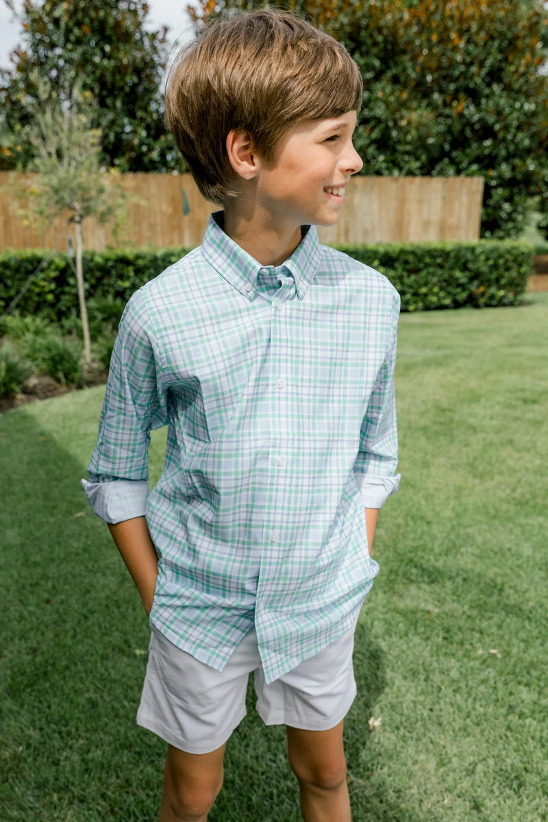 J. Bailey Roscoe Button Down Shirt - Keylime – Olly-Olly