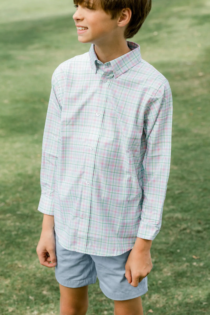 J. Bailey Roscoe Button Down Performance Shirt - Springtime – Olly-Olly