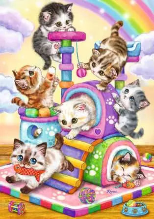 Ravensburger 35Pc Playful Purr Babies Puzzle – Olly-Olly