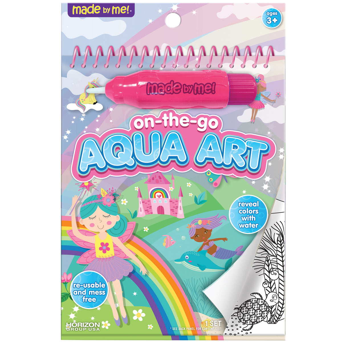 Aqua Art: Water Coloring Book – Olly-Olly