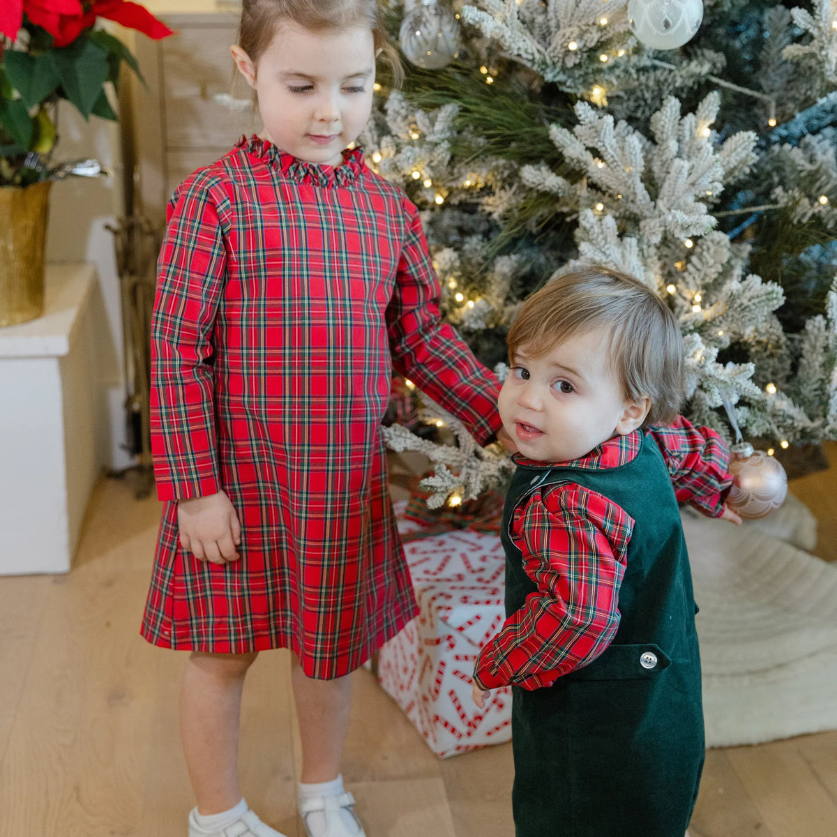 Bailey Boys Red Tartan Plaid Aline Dress – Olly-Olly