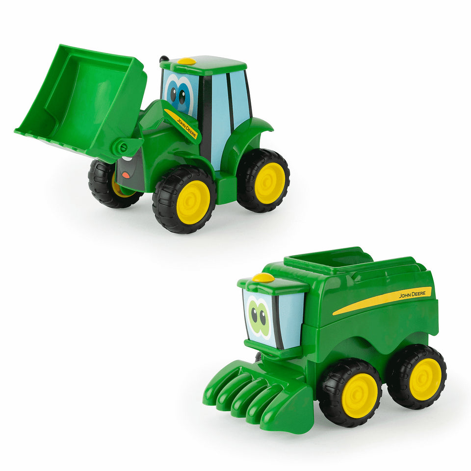John Deere Farmin Friends 2 Toy Set - Johnny Tractor and Corey Combine ...