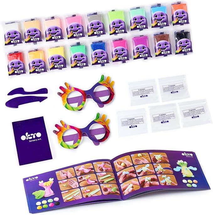 18 Colors Okto Air Clay Sensory Art – Olly-Olly