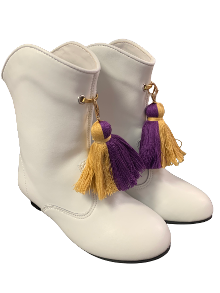 Purple & Gold Replacement Boot Tassel – Olly-Olly