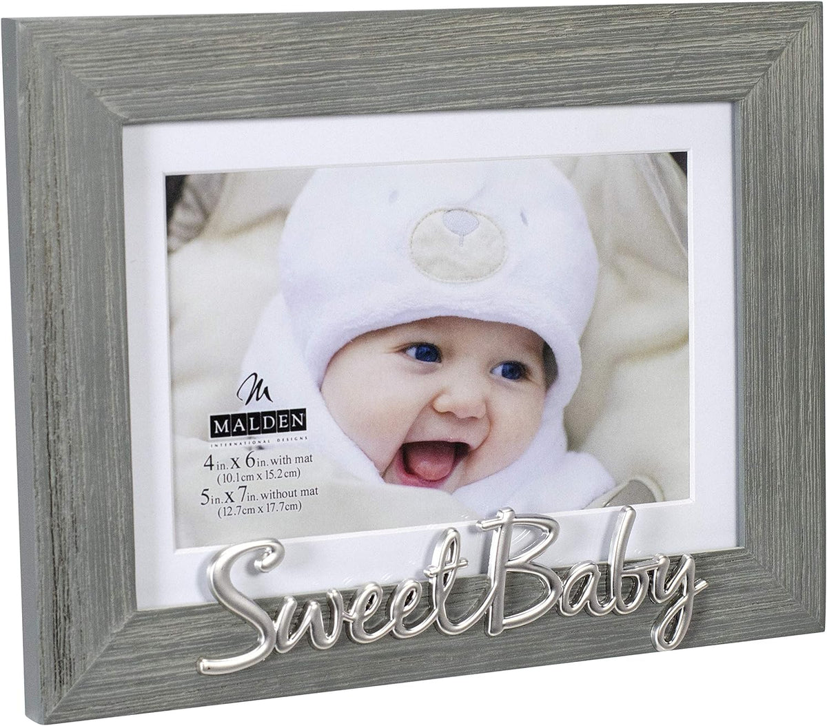 Sweet Baby 4X6 Gray Distressed Picture Frame – Olly-Olly