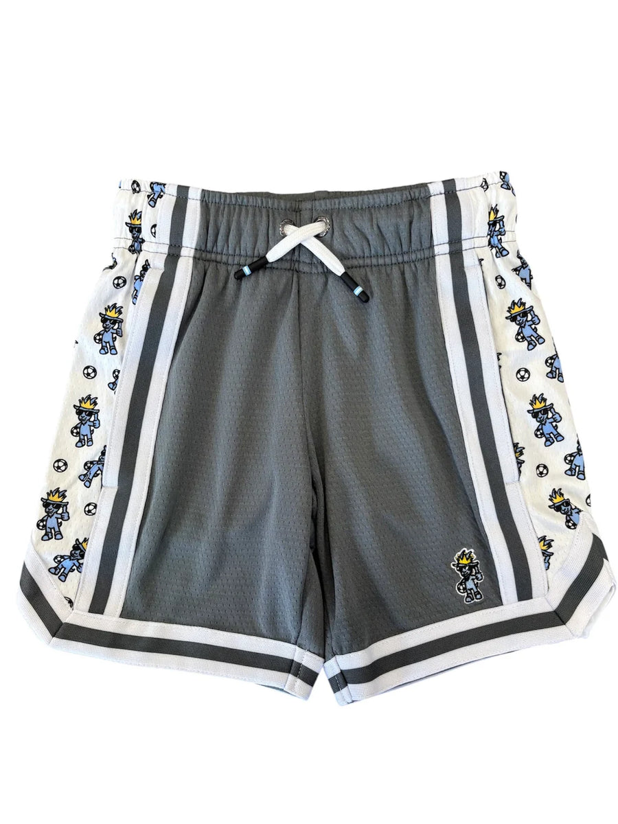 Goat USA Gray Soccer Thumbs Up Mesh Shorts – Olly-Olly