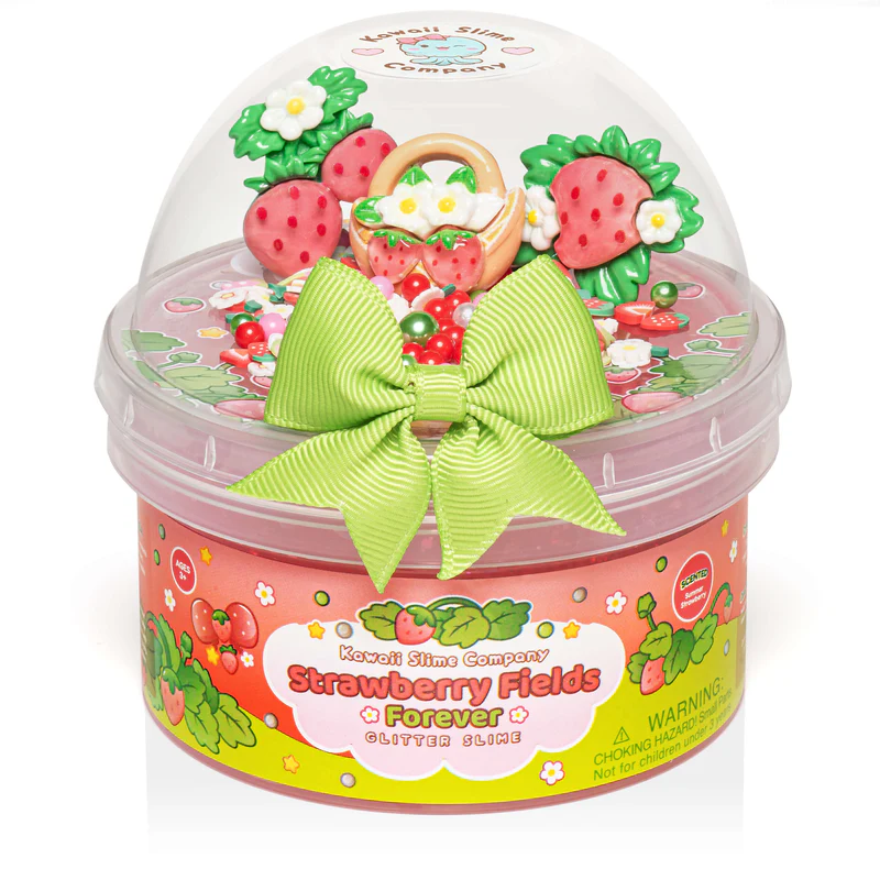 Strawberry Fields Forever Glitter Slime – Olly-Olly