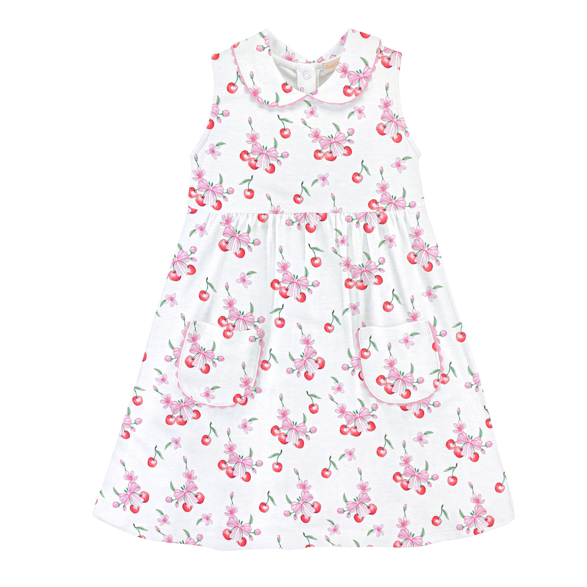 Baby Club Chic Cherry Pop Dress w/ Collar and pockets – Olly-Olly