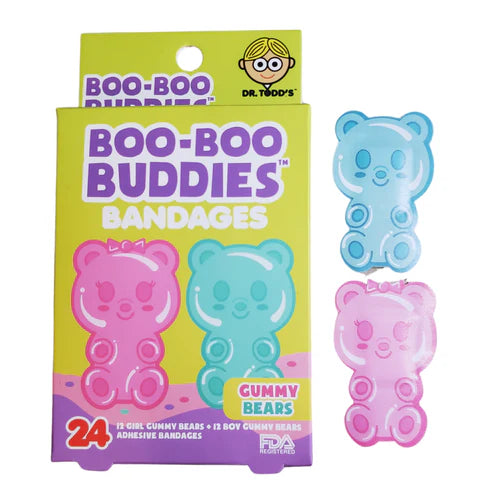 Boo Boo Buddies Gummy Bears 24pc Bandages – Olly-Olly