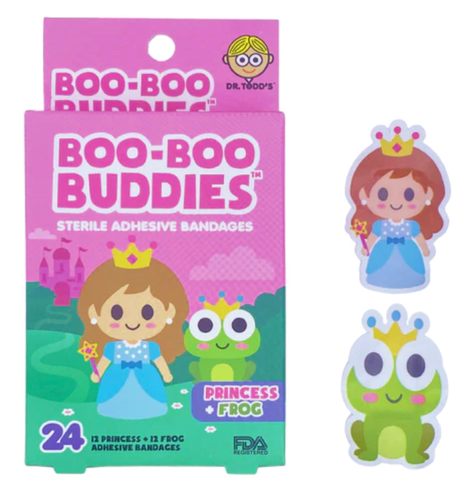 Boo Boo Buddies Princess & Frog 24pc Bandages – Olly-Olly