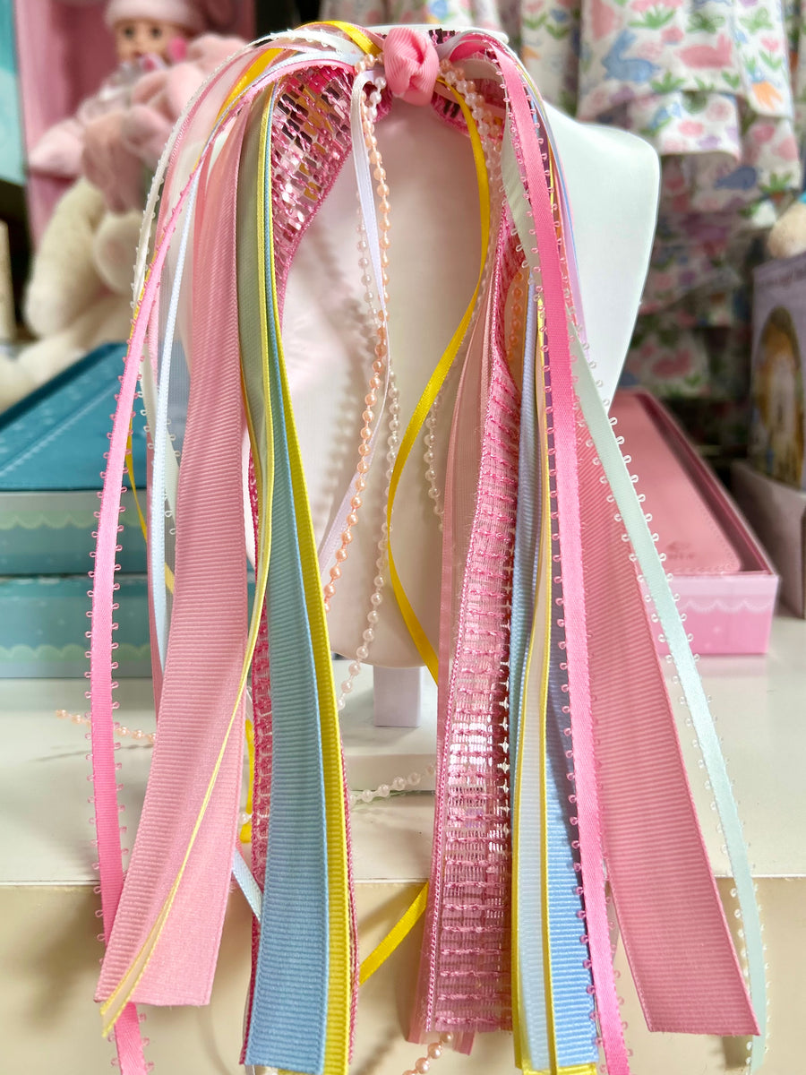 Pony Tail Streamers - Spring Bright Pastels – Olly-Olly