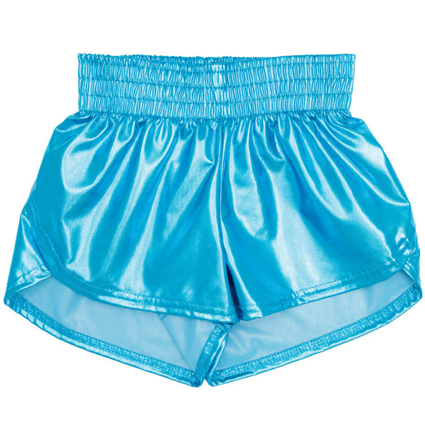 Azarhia Turquoise Metallic Steph Shorts – Olly-Olly