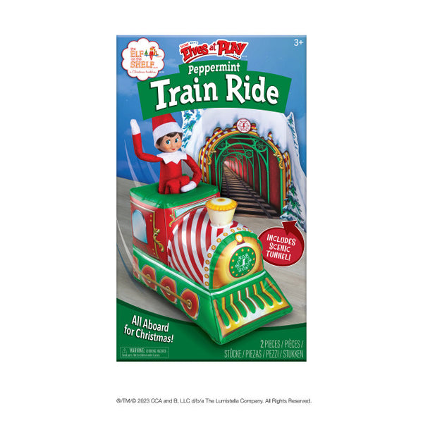 Elf on the Shelf® Peppermint Train Ride – Olly-Olly