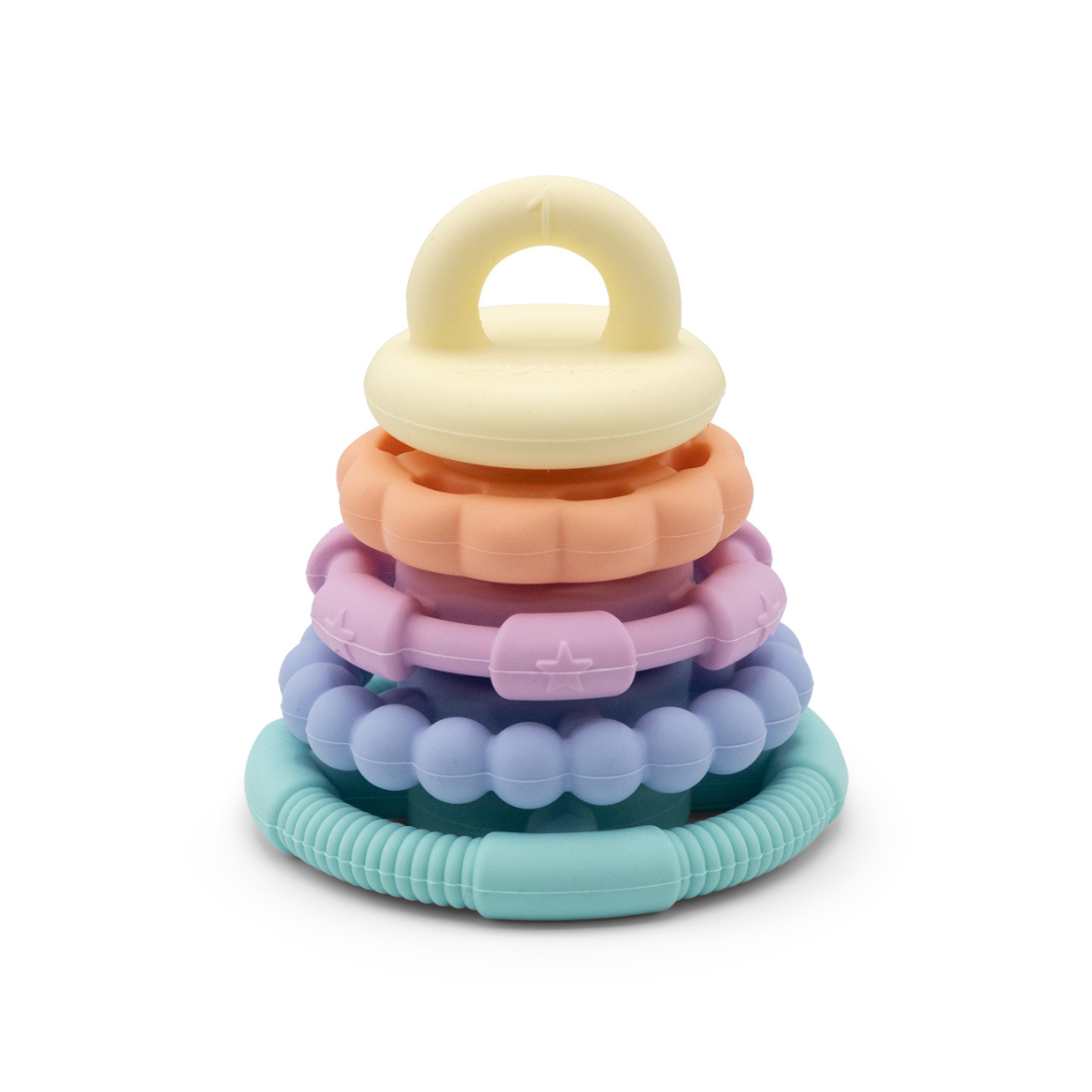 Jellystone Rainbow Stacker Teether & Toy – Olly-Olly
