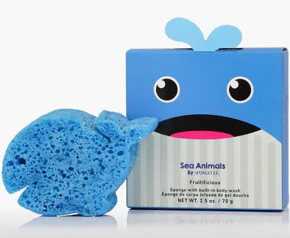 Spongelle Sponge Sea Animals - Walter Whale – Olly-Olly