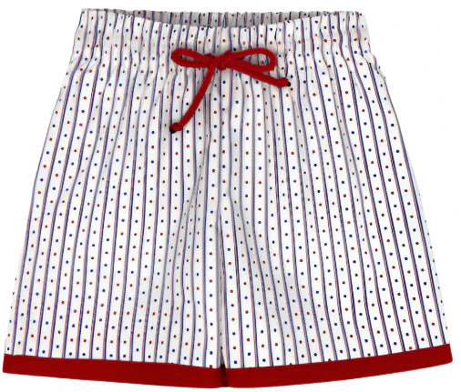 Lullaby Set Barnes Bathing Suit - All American, Relay Red – Olly-Olly