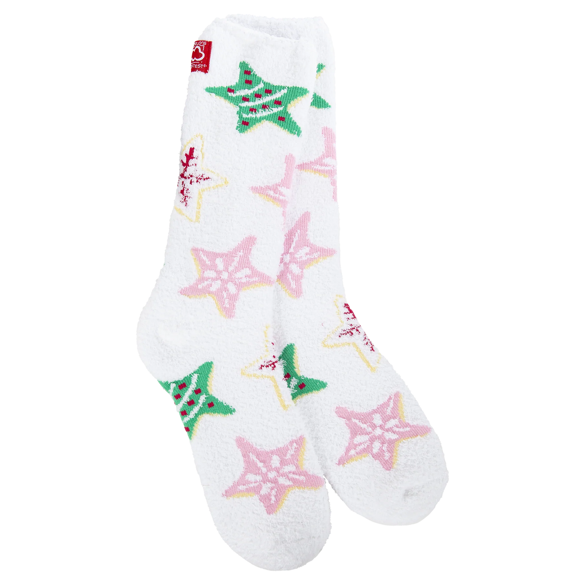 World's Softest Socks Holiday Christmas Cozy Crew - Star Cookies – Olly ...