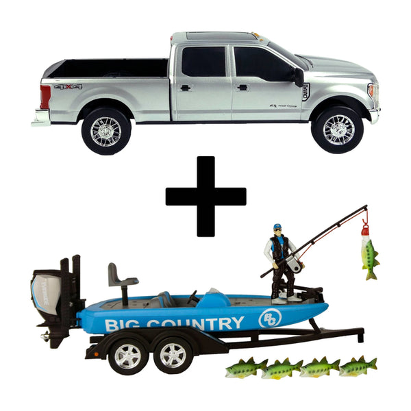 Big Country Toys F250 Truck & Bass Boat Combo – Olly-Olly