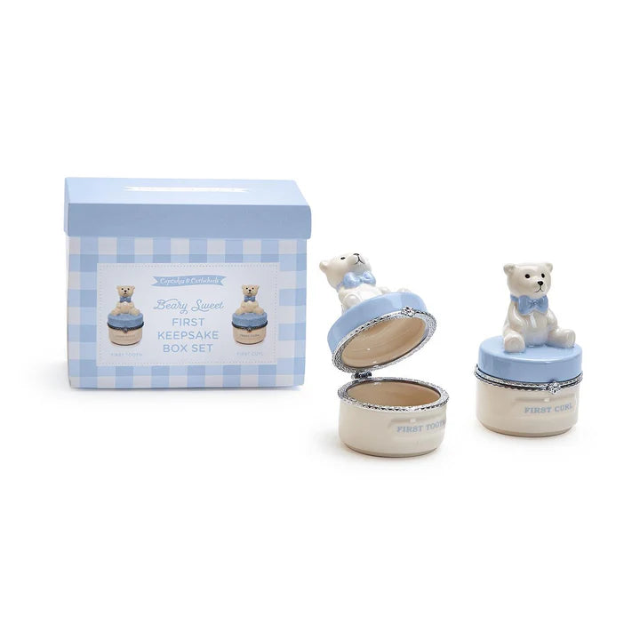 First Keepsakes First Curl & Tooth in Gift Box - Beary Sweet – Olly-Olly