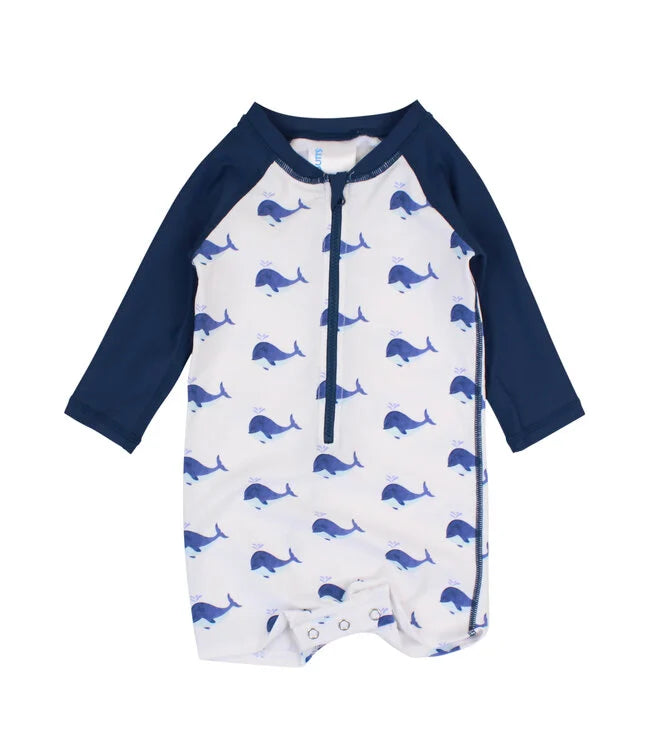Ruggedbutts Whale Friends One Piece Rashguard – Olly-Olly