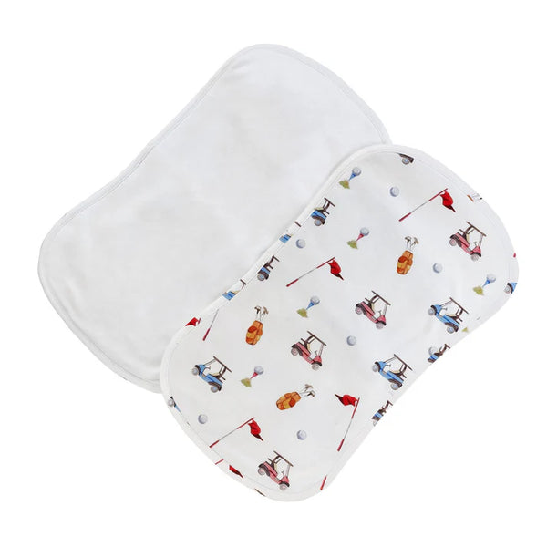 Baby Club Chic Printed Burp Set - Golf – Olly-Olly